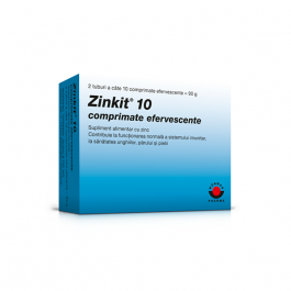 Zinkit 10, 20 comprimate efervescente, Worwag Pharma