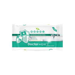 Servetele umede antibacteriene pentru suprafete, 48buc, Doctor Wipe's