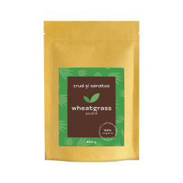 Iarba de grau (wheatgrass) pudra ecologica germania, 250g, Crud si sanatos