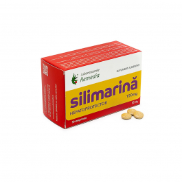 Silimarina 150mg, 50 comprimate, Laboratoarele Remedia