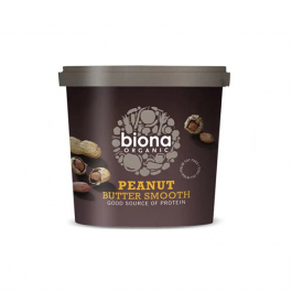 Unt de arahide smooth, fara sare, ECO, 1kg, Biona Organic